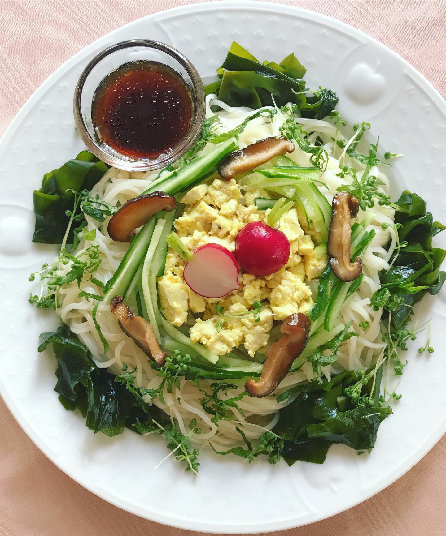 Hiyashi chūka (Chilled ramen)﻿ - Vegan Home Cookings